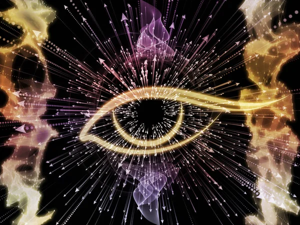 Eye Knowledge Series Composition Eye Icon Arrow Burst Subject Science ...