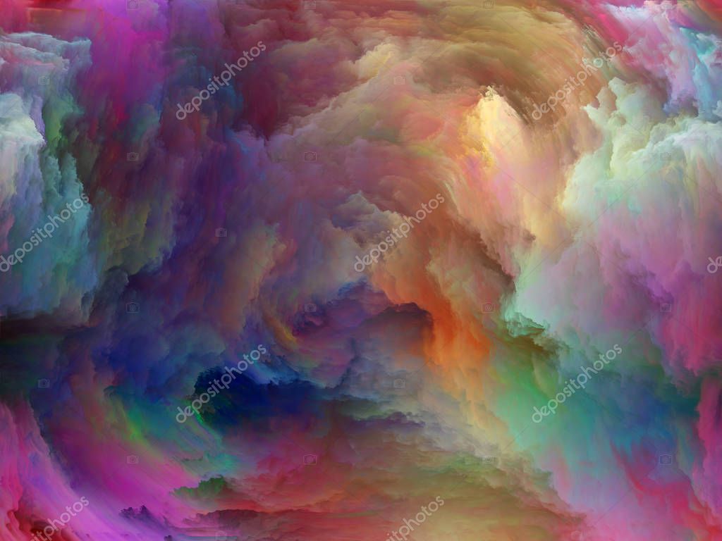 Serie Color abstracto. Diseño de fondo de pintura colorida en ...