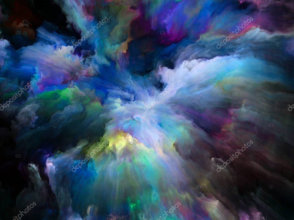 Serie Color abstracto. Diseño de fondo de pintura colorida en ...