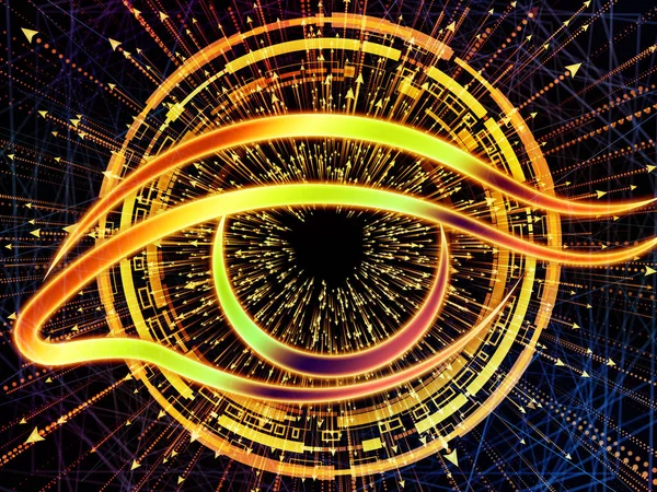 Eye Knowledge Series Graphic Composition Eye Icon Arrow Burst Subject ...