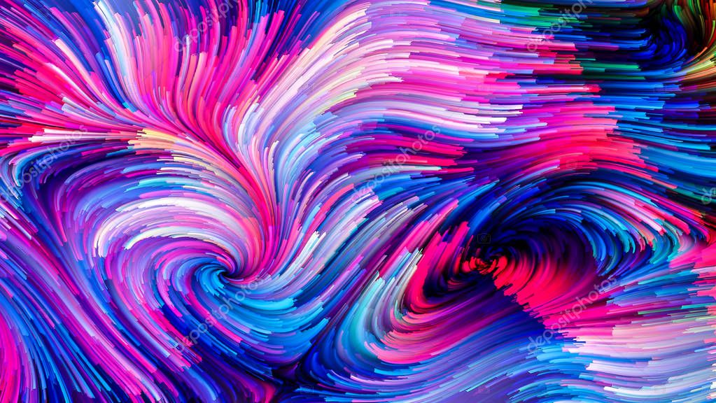 Serie Color en movimiento. Diseño de fondo del patrón de pintura de ...