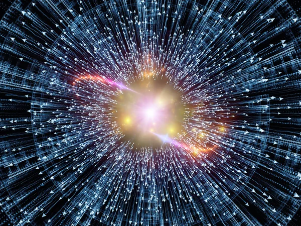 Information Burst series. Abstract background made of explosion of ...