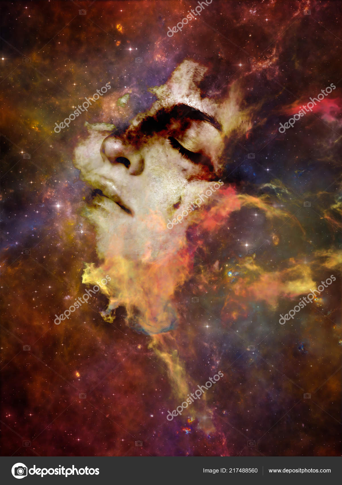 Face Nebula Space