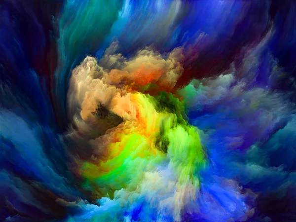 Color Flow series. Visually pleasing composition of streams of digital ...