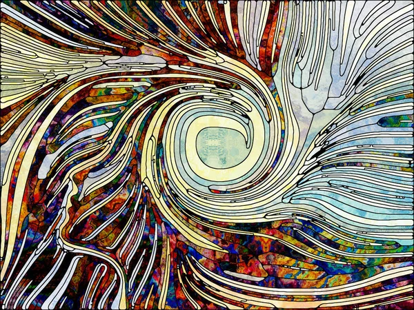 Unity of Fragmented World series. Background design of stained glass ...