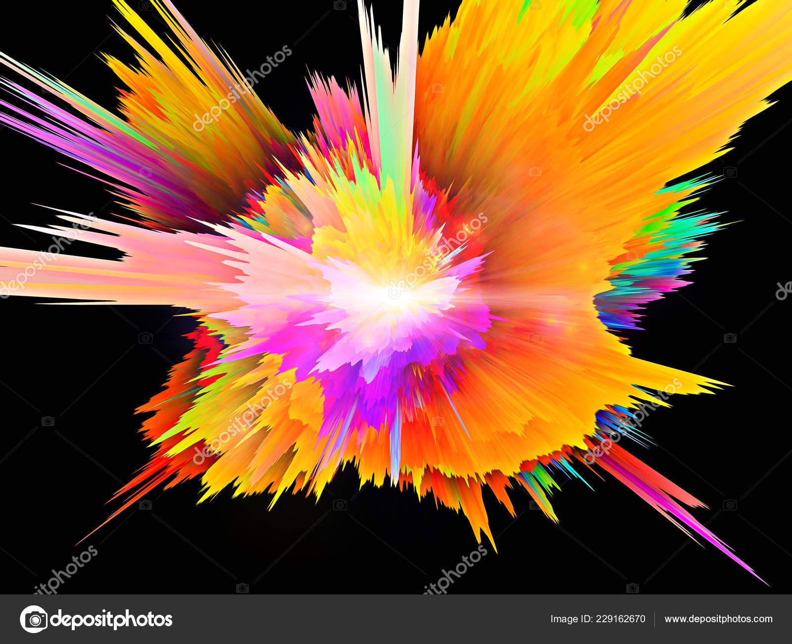 Explosion Saturated Virtual Paint Texture Dynamic Backgrounds Stock ...