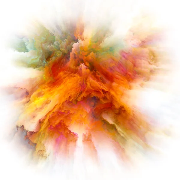 Color Emotion series. Abstract arrangement of color explosion as ...