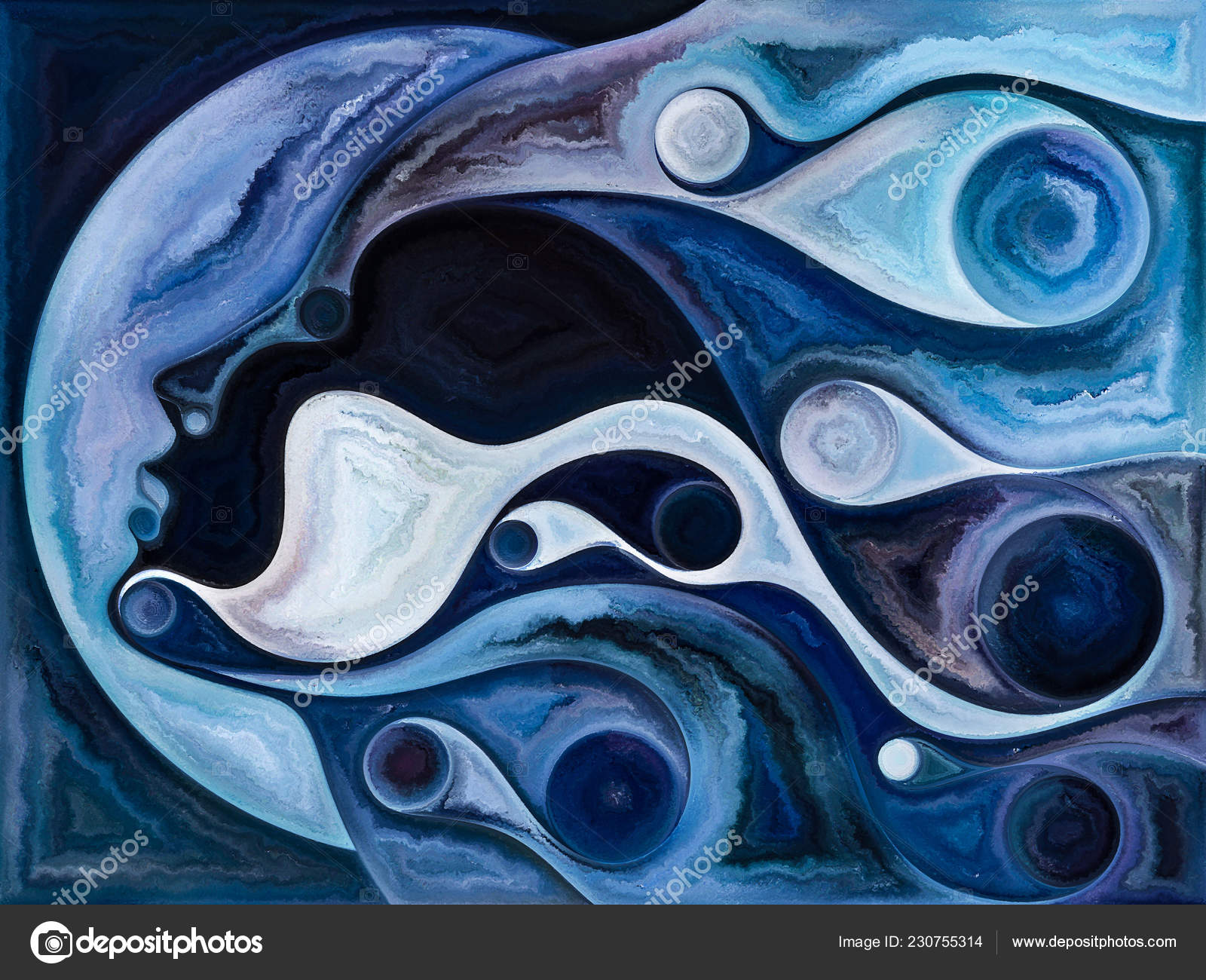 Human Texture Series Abstract Background Made Human Face Rich Colors ...