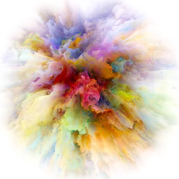 Color Emotion series. Background design of color explosion on the ...