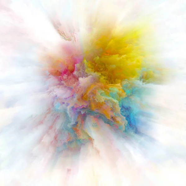 Color Emotion series. Composition of color explosion suitable as a ...