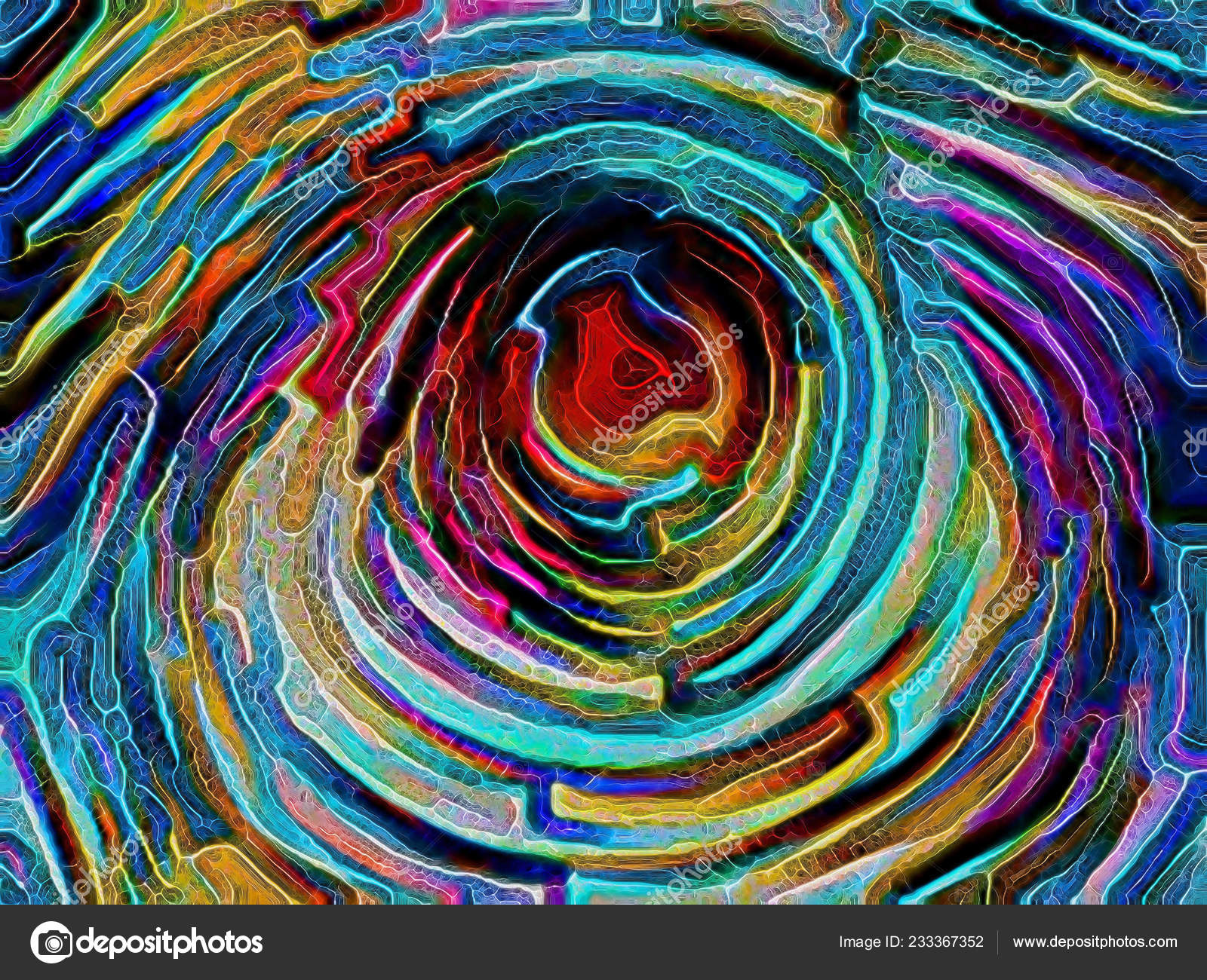 Living Fractal Geometry Series Backdrop Volumetric Fractal Particle ...