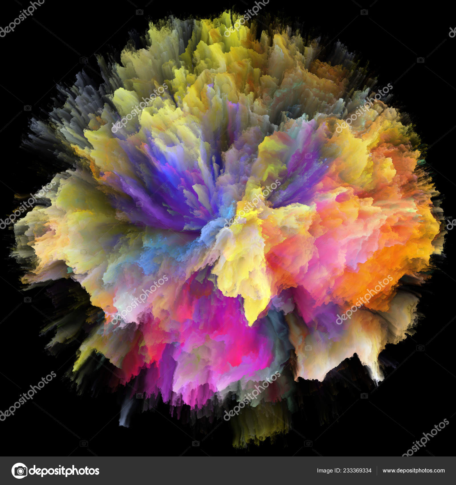 Color Emotion Series Composition Color Burst Splash Explosion Suitable ...