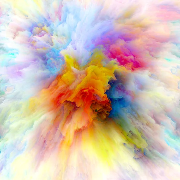 Color Emotion series. Backdrop of color explosion on the subject of ...