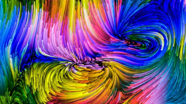 Color In Motion series. Design composed of liquid paint pattern as a ...