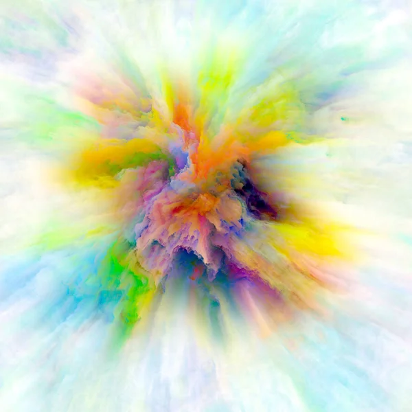 Color Emotion series. Composition of color explosion on the subject of ...