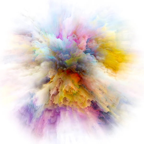 Color Emotion series. Arrangement of color explosion on the subject of ...
