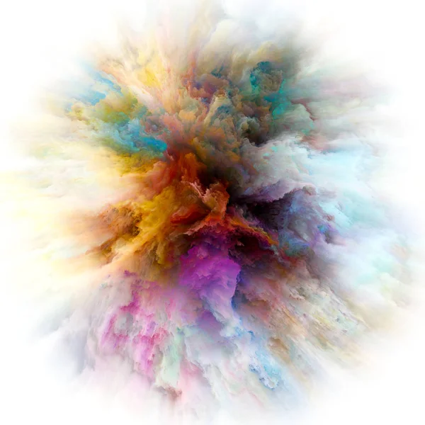 Color Emotion series. Abstract background made of color explosion for ...