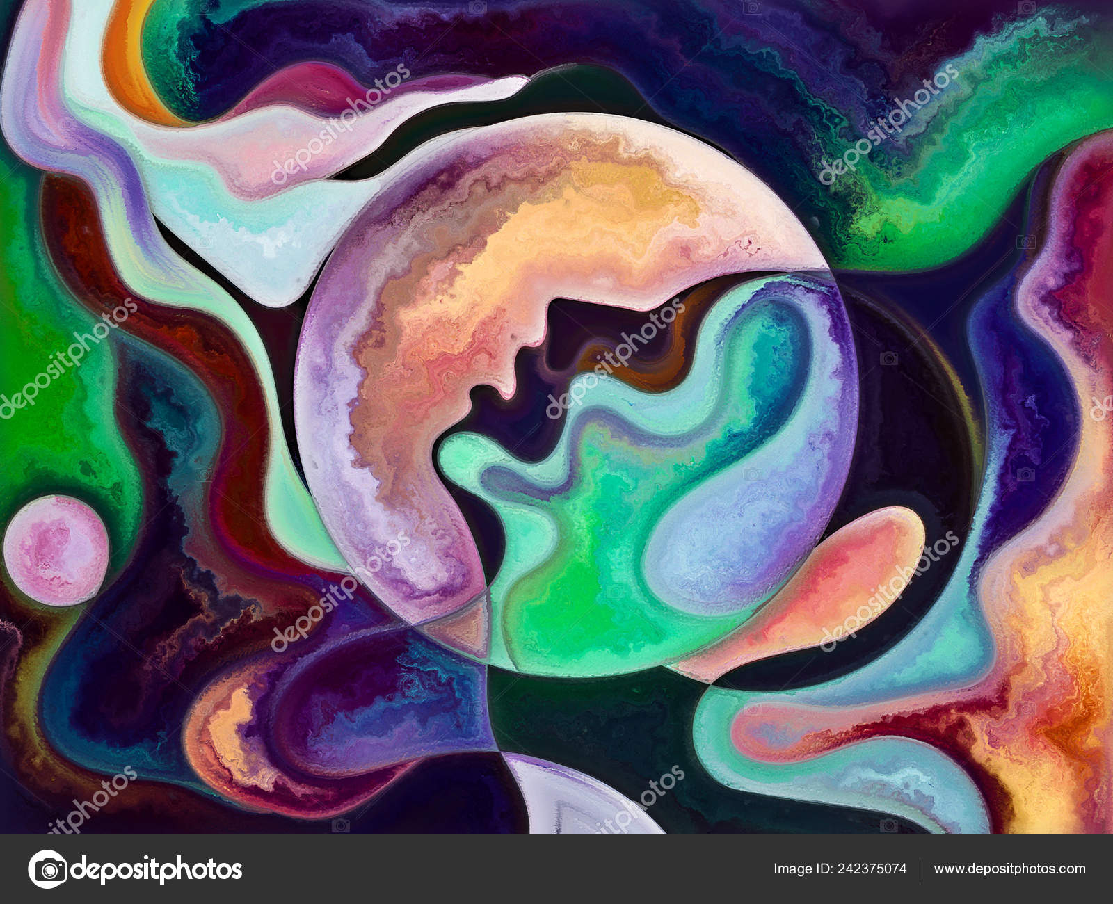 Human Texture Series Creative Arrangement Human Face Rich Colors ...