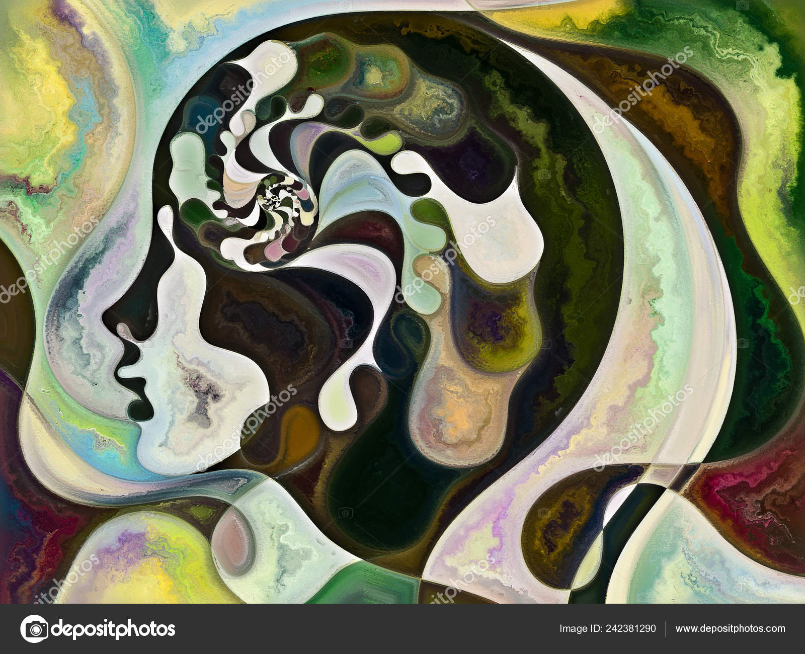 Human Texture Series Background Design Human Face Rich Colors Organic ...