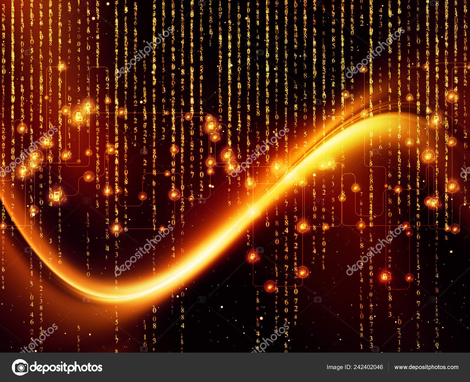 Design Numbers Series Background Design Digits Abstract Elements ...