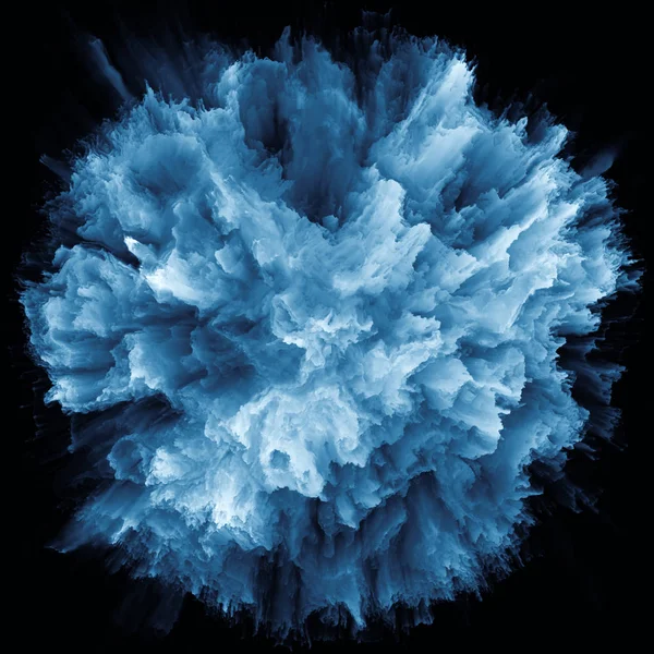 Color Emotion series. Artistic abstraction composed of color burst ...