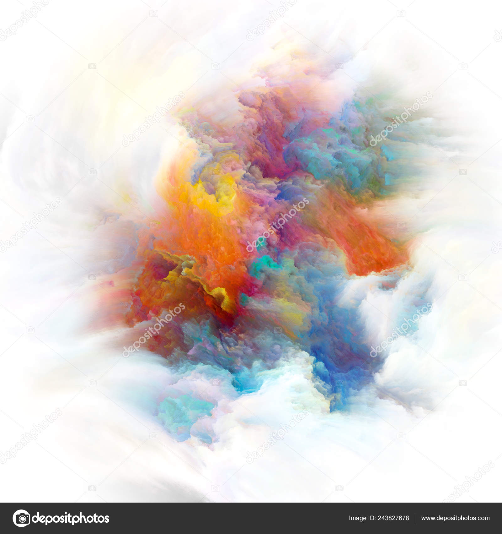 Color Emotion Series Artistic Background Made Color Explosion Use ...