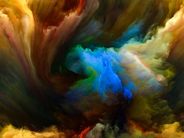 Color Flow series. Visually pleasing composition of streams of digital ...