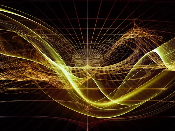 Digital Dreams series. Backdrop design of technology background with virtual visualization ...