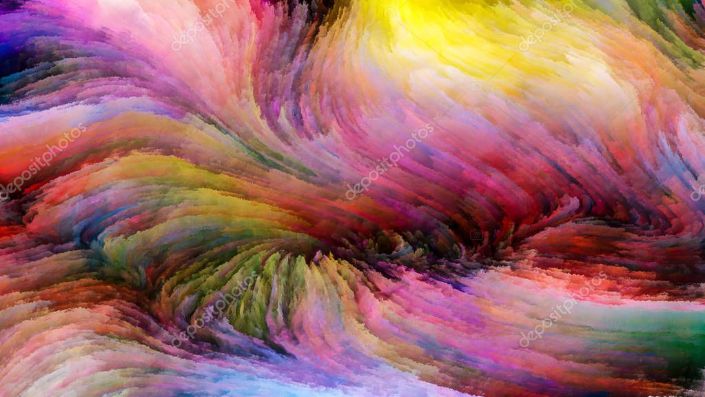 Serie Color en movimiento. Diseño de fondo del patrón de pintura de ...