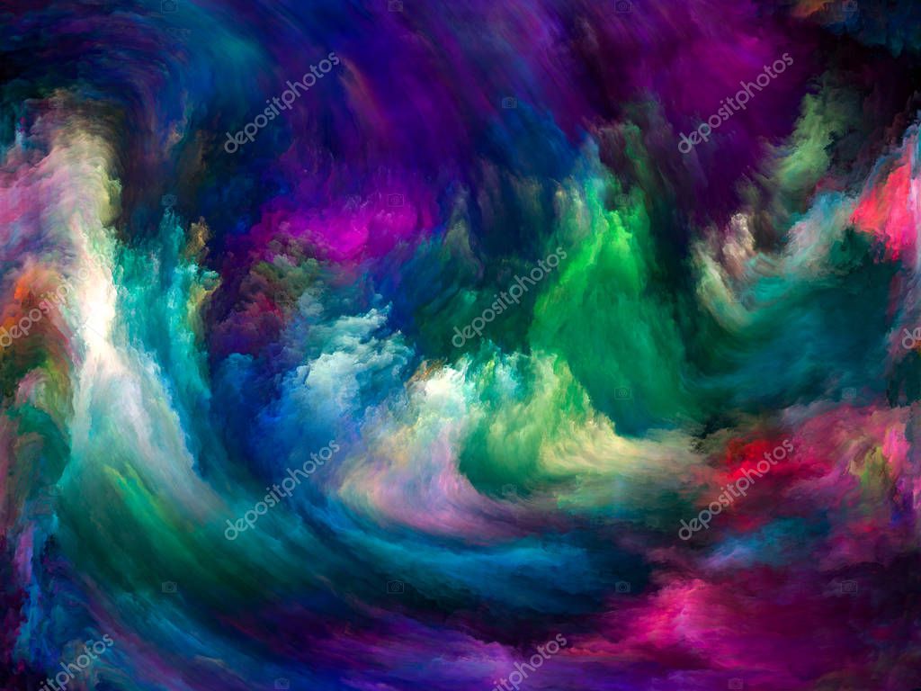 Serie Color abstracto. abstracción artística compuesta de pintura ...