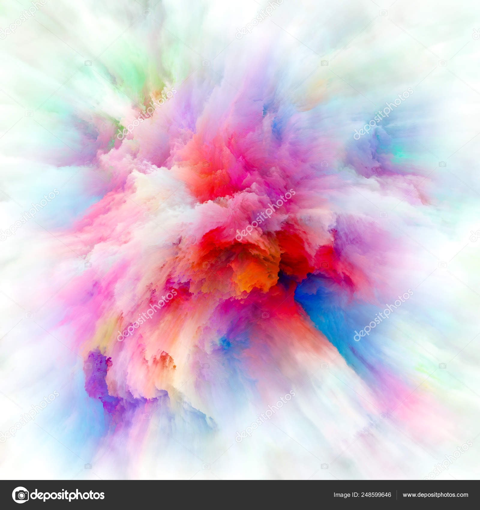 Colorful Paint Explosion