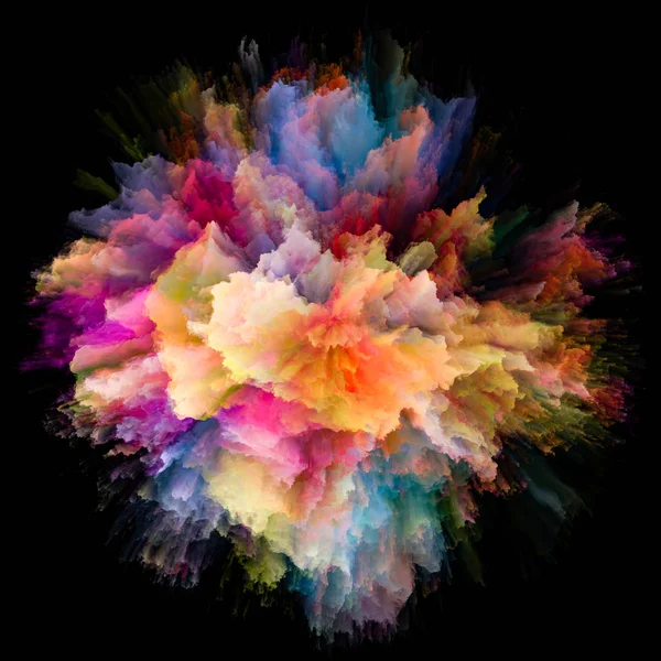 Vivid Color Splash Explosion - Stock Image - Everypixel