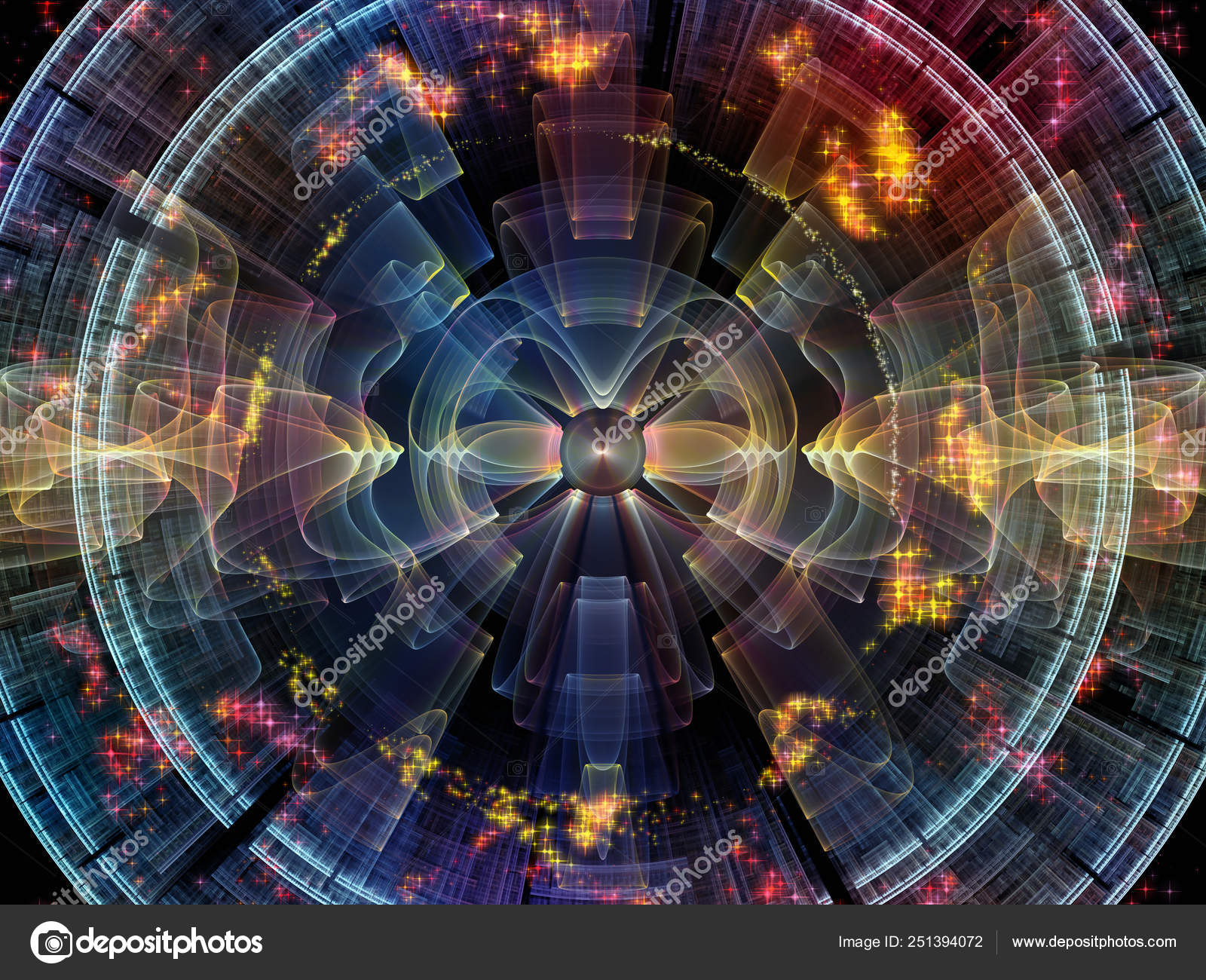 Visualization of Radial Oscillation — Stock Photo © agsandrew #251394072