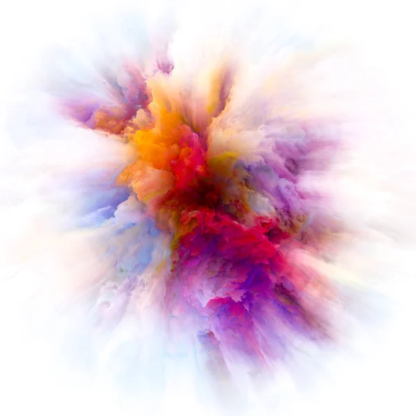 Conceptual Color Splash Explosion - Stock Image - Everypixel