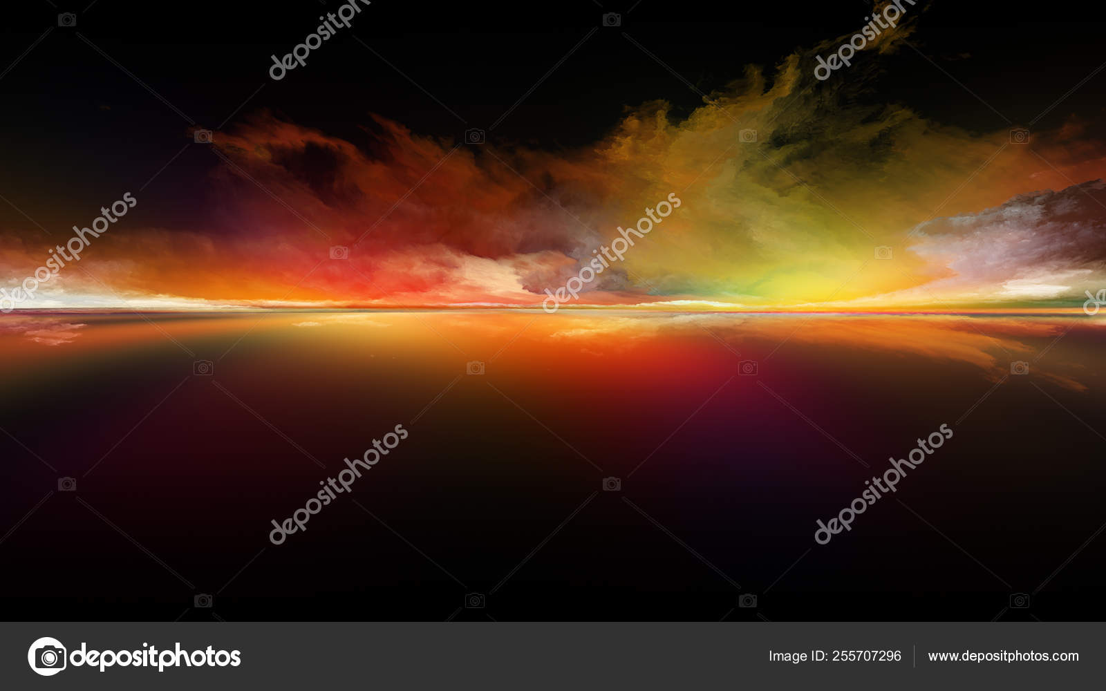 Virtual Sunset Stock Photo by ©agsandrew 255707296