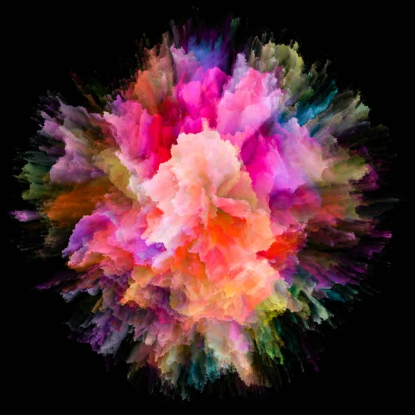 Speed of Color Splash Explosion - Stock Image - Everypixel