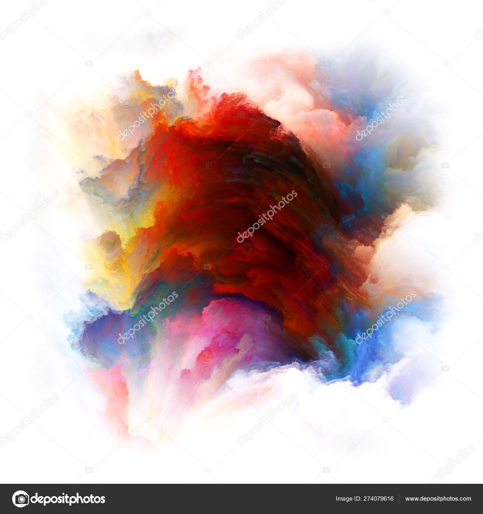 Island of Color Paint — Stock Photo © agsandrew #274079616