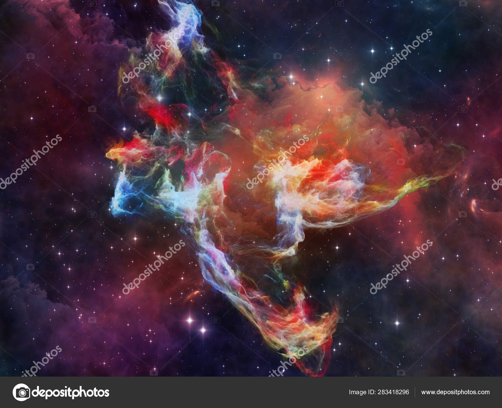 Inner Life of Nebula — Stock Photo © agsandrew #283418296