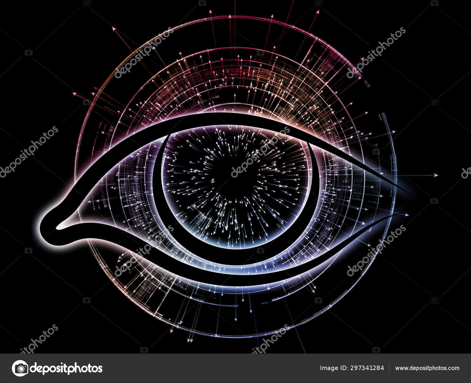 Emergence of Visual Information — Stock Photo © agsandrew #297341284