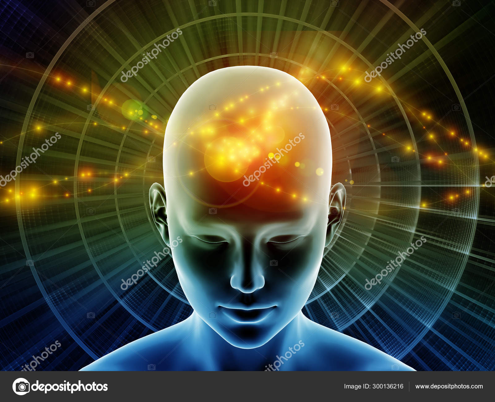 Mind Connection Stock Photo by ©agsandrew 300136216