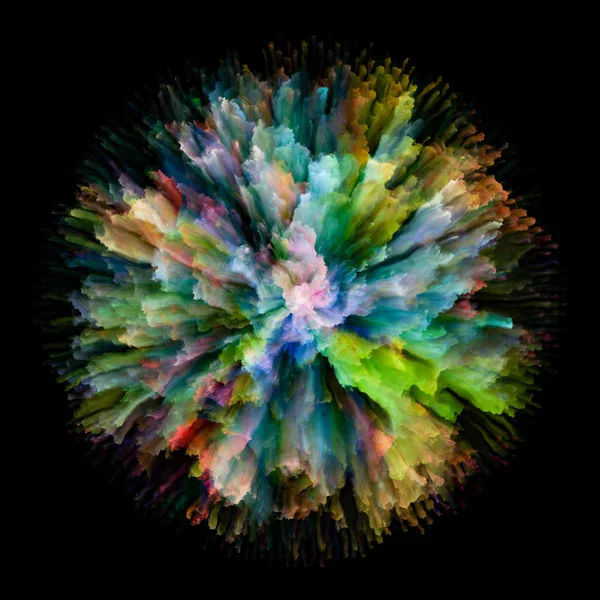 Propagation of Color Splash Explosion - Stock Image - Everypixel