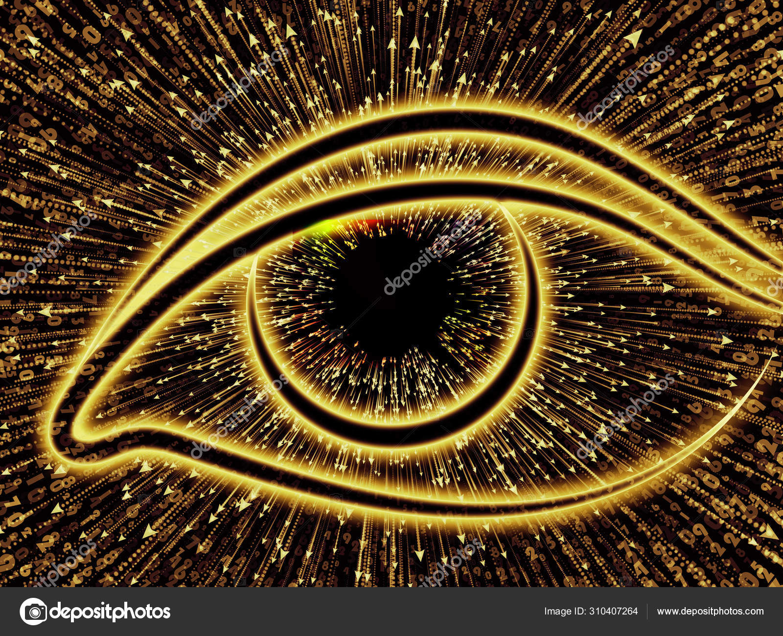 Stream of Visual Information — Stock Photo © agsandrew #310407264