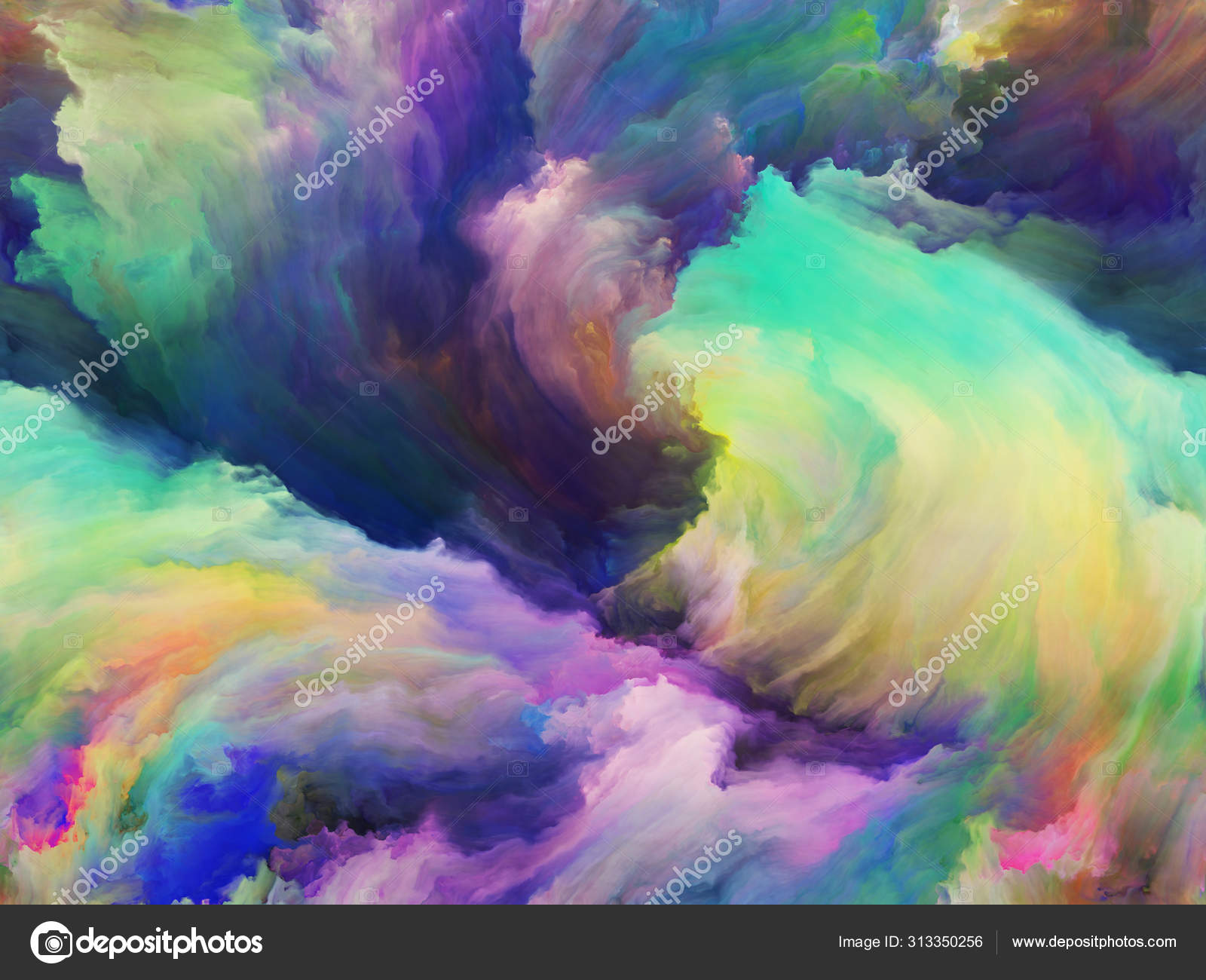 Magic of Paint — Stock Photo © agsandrew #313350256