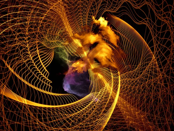 Human Geometry series. Fusion of lines of human face silhouette and ...