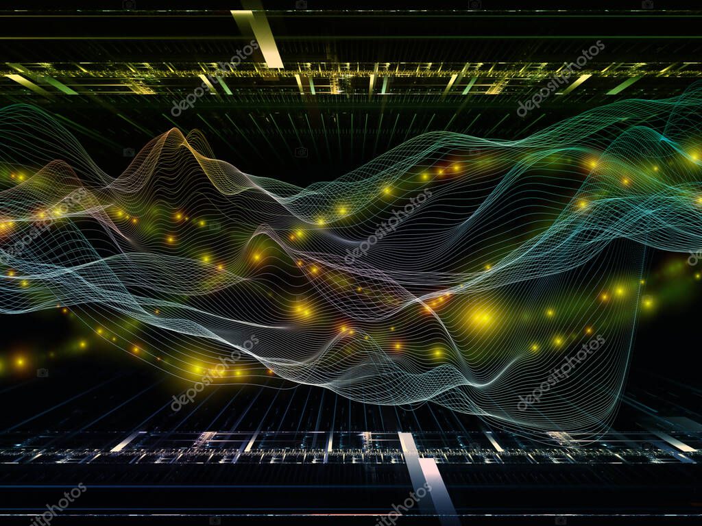 Space Logic. Serie Virtual Wave. Representación 3D de ondas ...