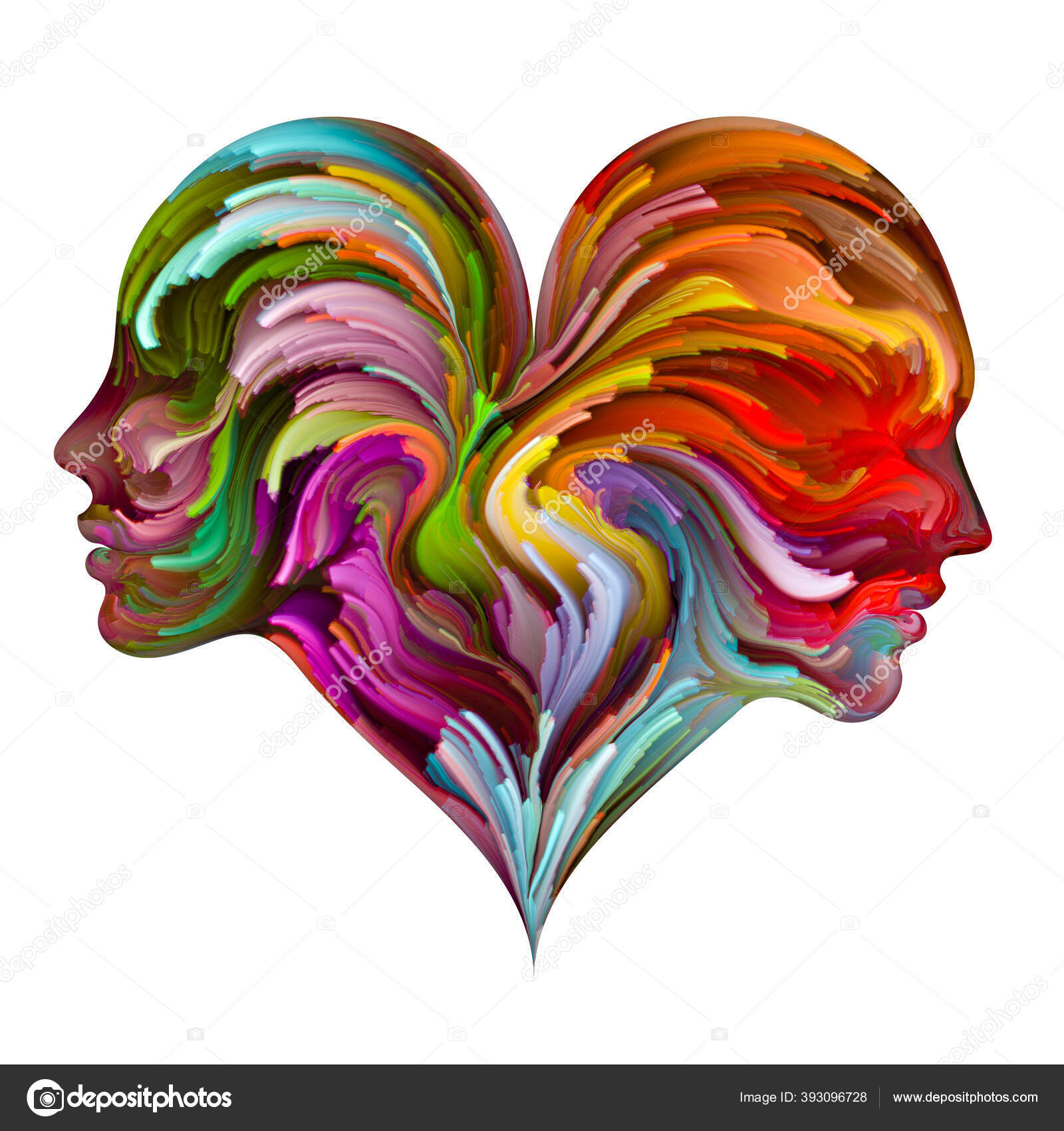 Abstract Broken Heart