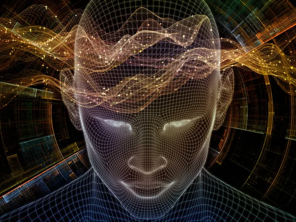 Inner Light. Lucid Mind series. Backdrop composed of 3D rendering of ...