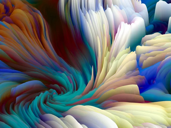 Tactile Math. Dimensional Wave series. Backdrop composed of Swirling ...