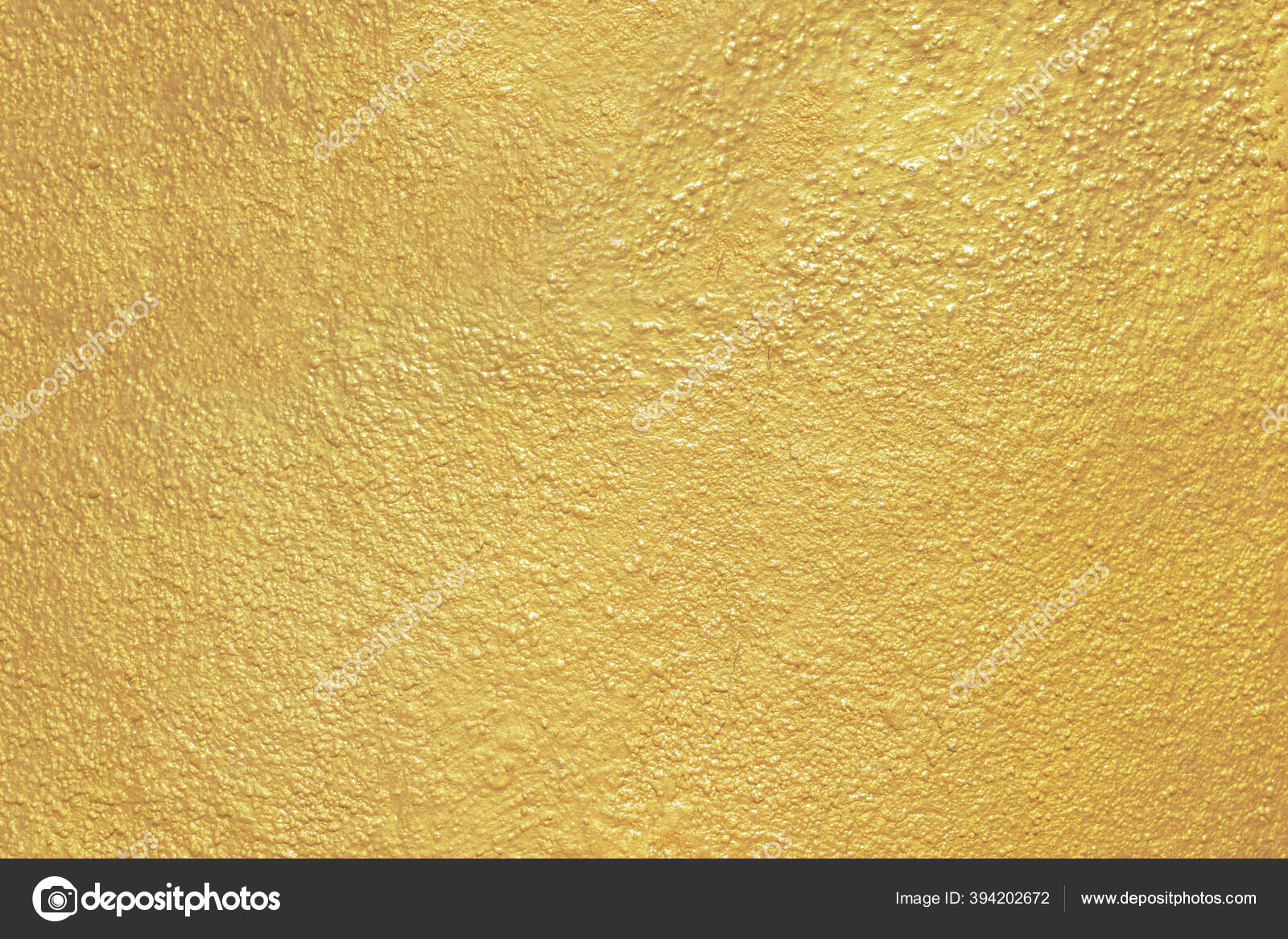 Gold Wall Texture Background Yellow Shiny Gold Paint Concrete Wall ...