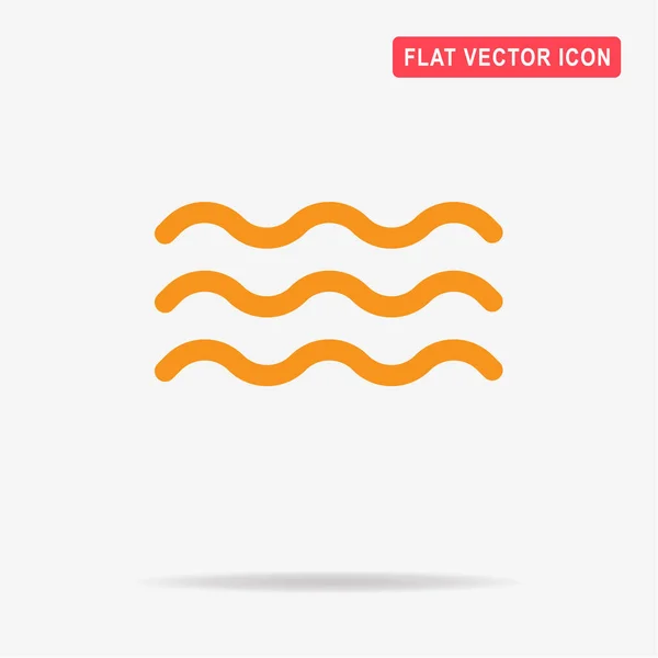 Icon: water flow | Water flow icon. river crossing sign. Flowing water ...